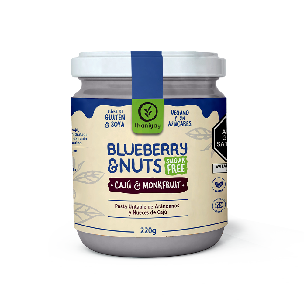 Blueberry & Nuts: Cajú y Monkfruit 230g – Thaniyay